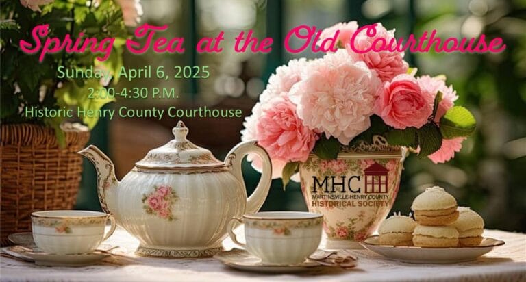 Historical Society to host Spring Tea Fundraiser - Martinsville Tourism